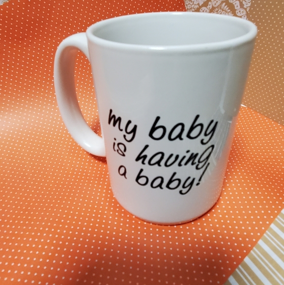 Dining | Large Coffee Mug My Baby Is Having A Baby Baby Announcement ...